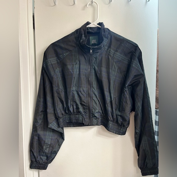 wild fable | Jackets & Coats | Wild Fable Plaid Zip Up Windbreaker ...